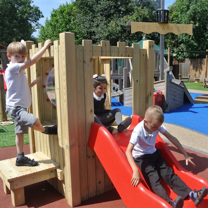 Outdoor Play Castle Castle Themed Play Towers & Playhouses Peak